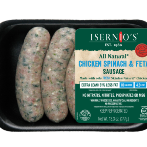 Chicken Spinach & Feta Sausage - Isernio's Premium