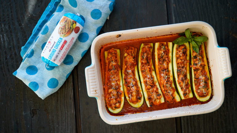 Chicken Stuffed Zucchini - Isernio's Premium
