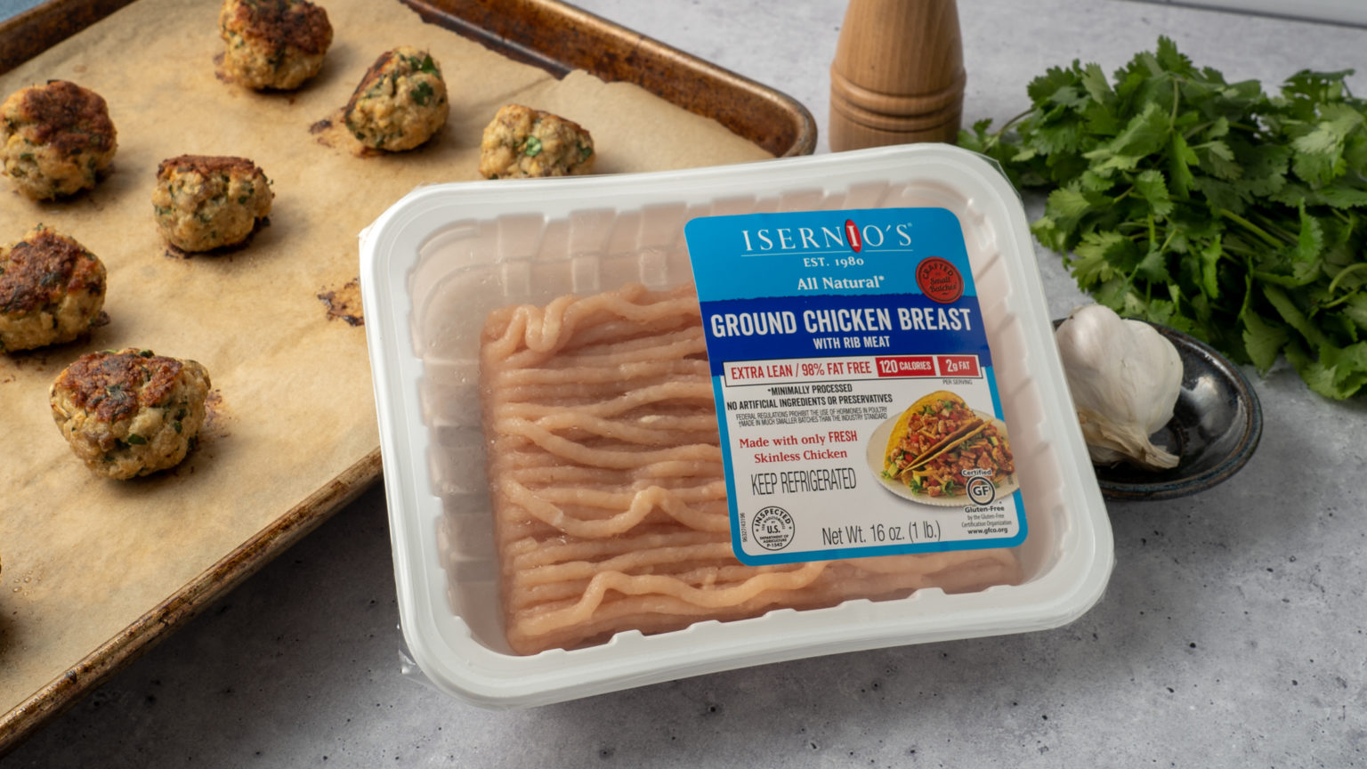 Anytime Chicken Meatballs - Isernio's Premium